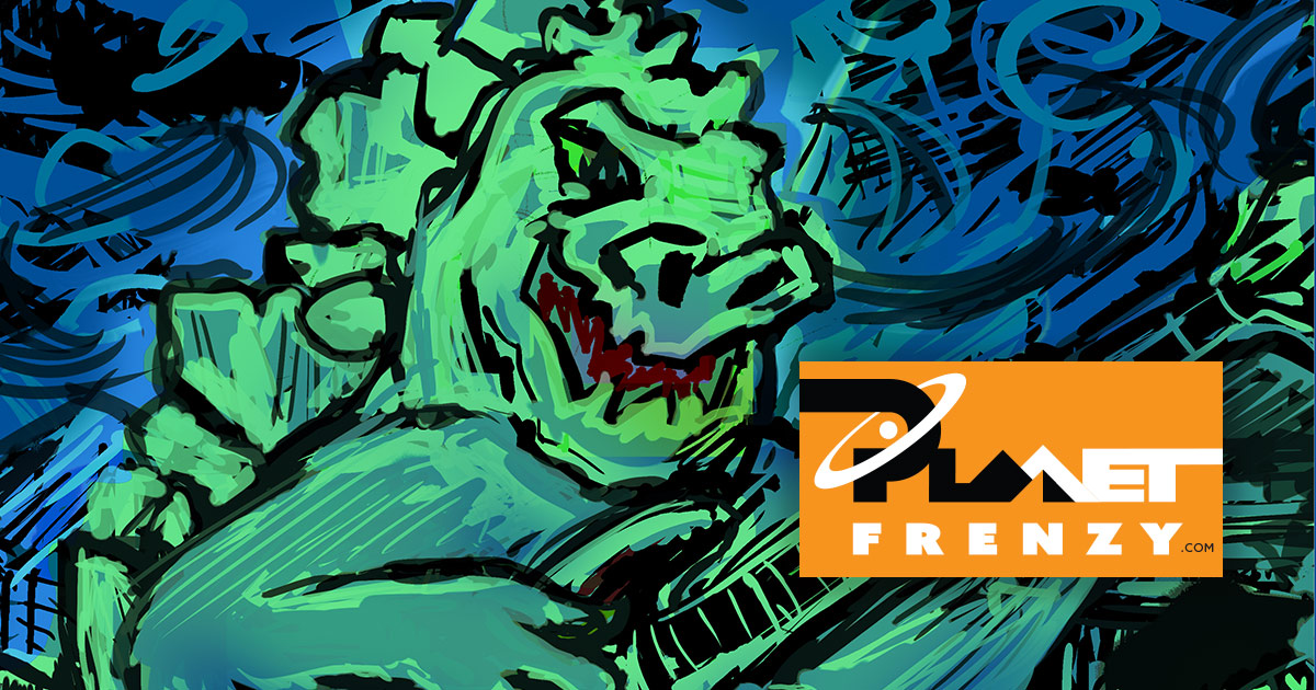 Planet Frenzy Whimsical Illustration - Planet Frenzy